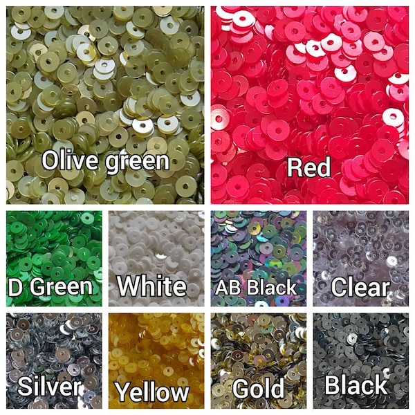 Flat Sequins - Etsy