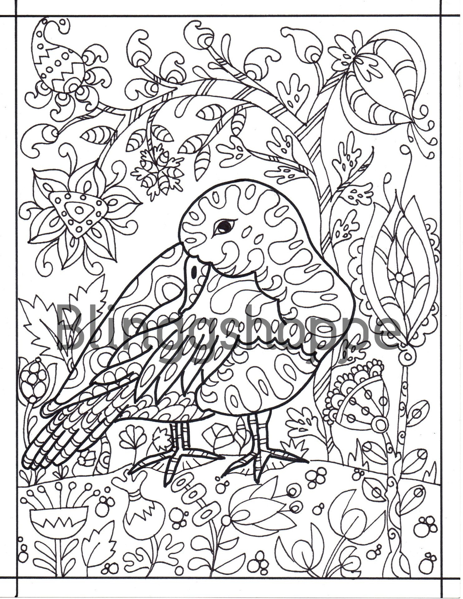 Coloring Pages For Adults Nature Printable