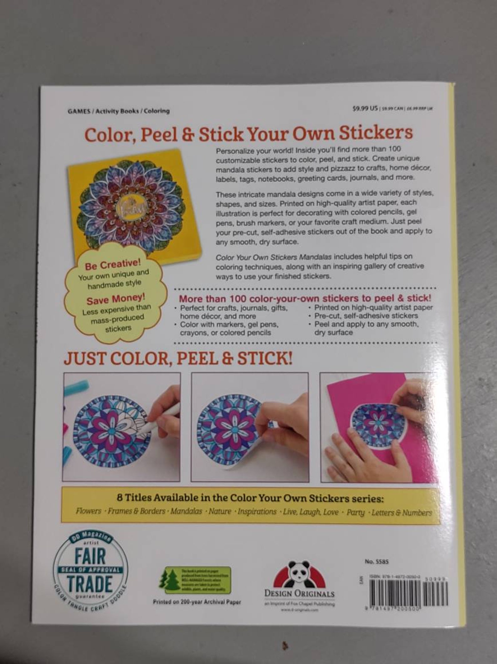 Color Your Own Stickers, Coloring Books, Adult Coloring Books - Etsy