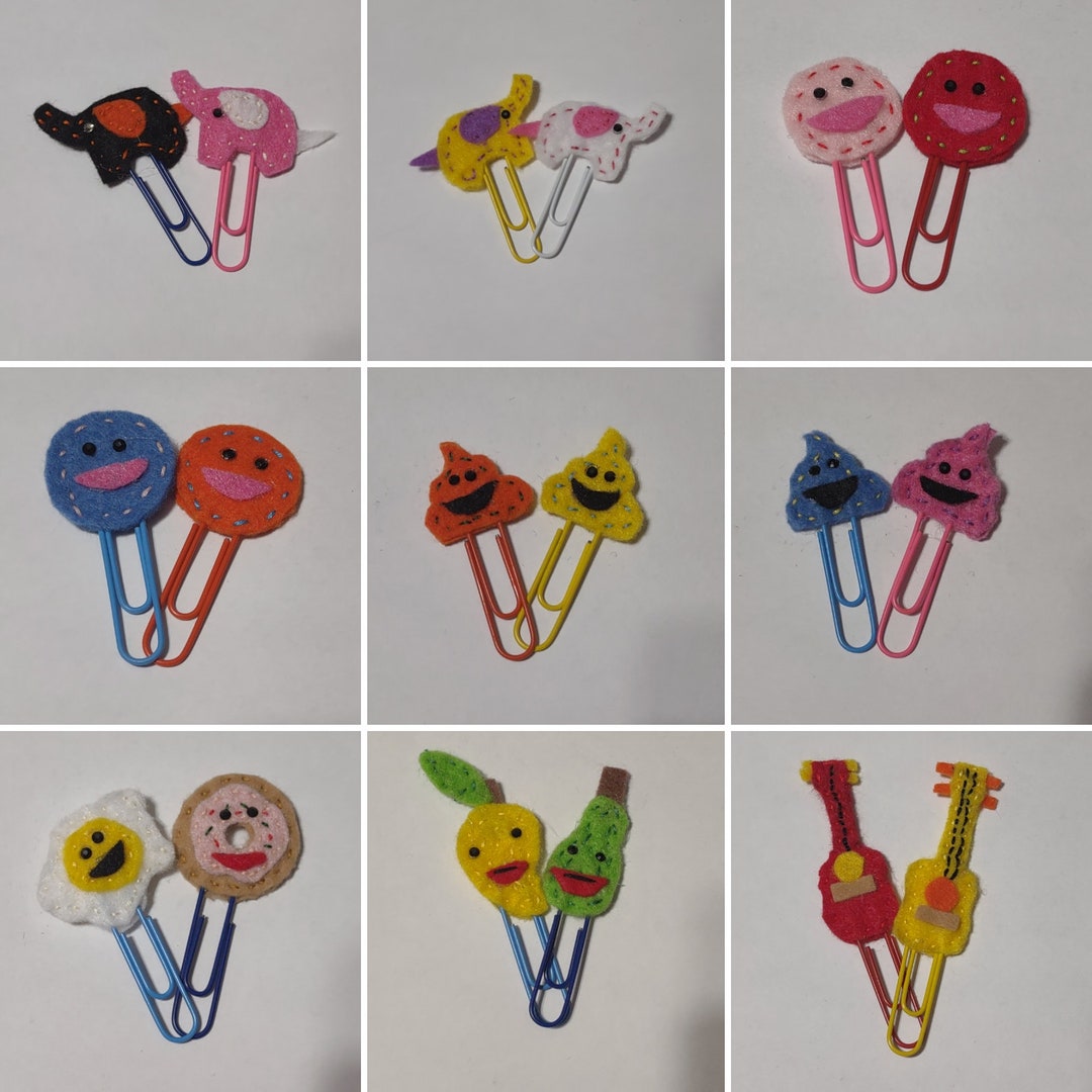 Large Altered Paper Clips, Ephemera, Junk Journal Supplies, Paper Clips ...