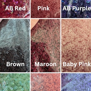 2mm Flat Round Sew on Sequins, Round Sequins, Bright Sequins, 3gms per ...