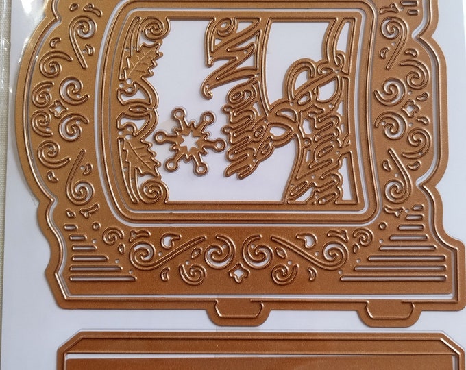 Spellbinders Grand Holiday Cabinet Metal Die Set - Etsy