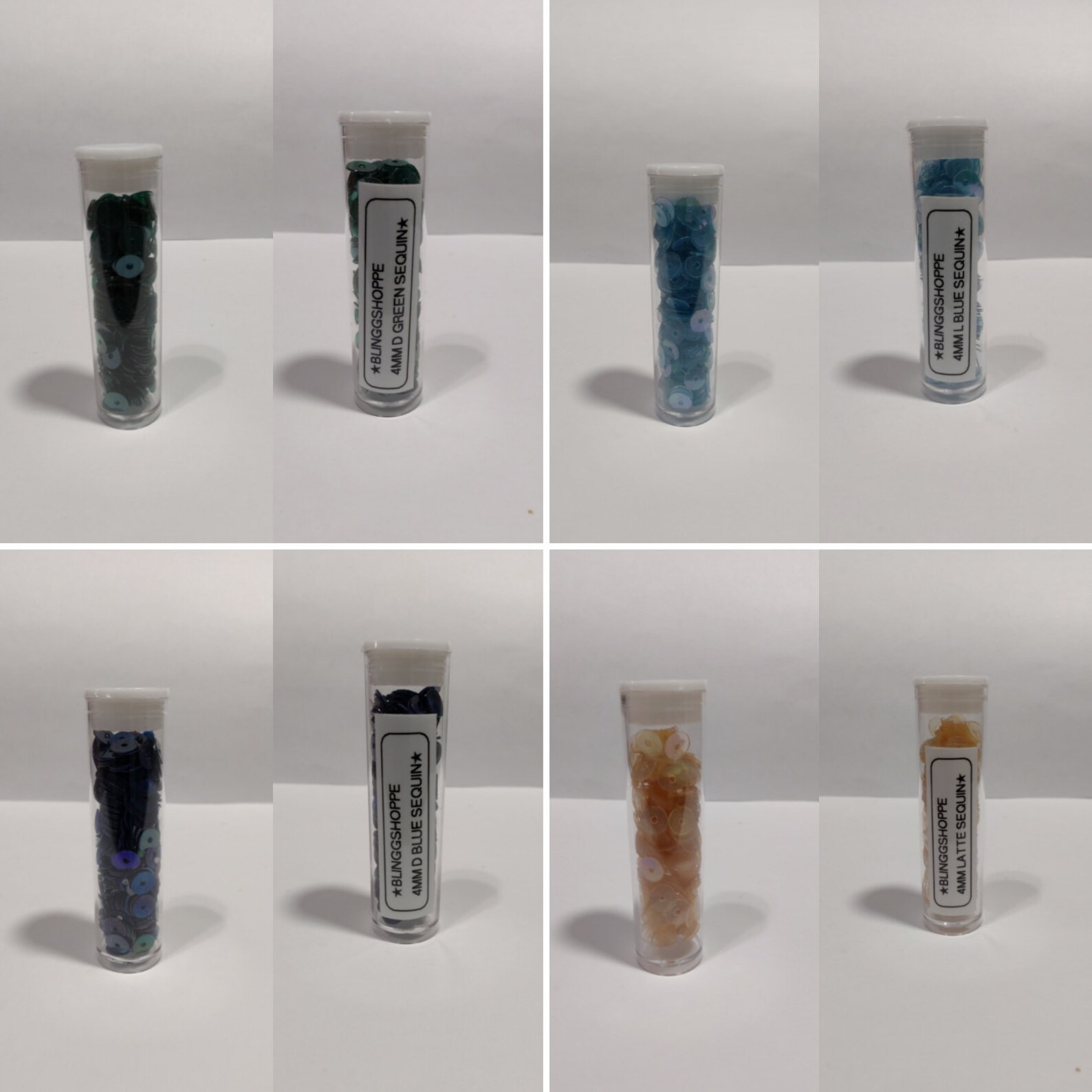 5mm Flat Round Sew on Sequins Transparent Sequins 3g per Tube | Etsy