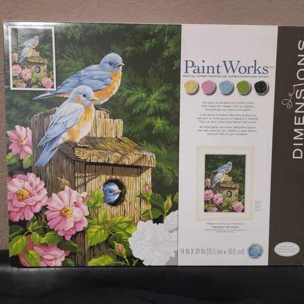 Paint by Number Kit Vintage - Etsy