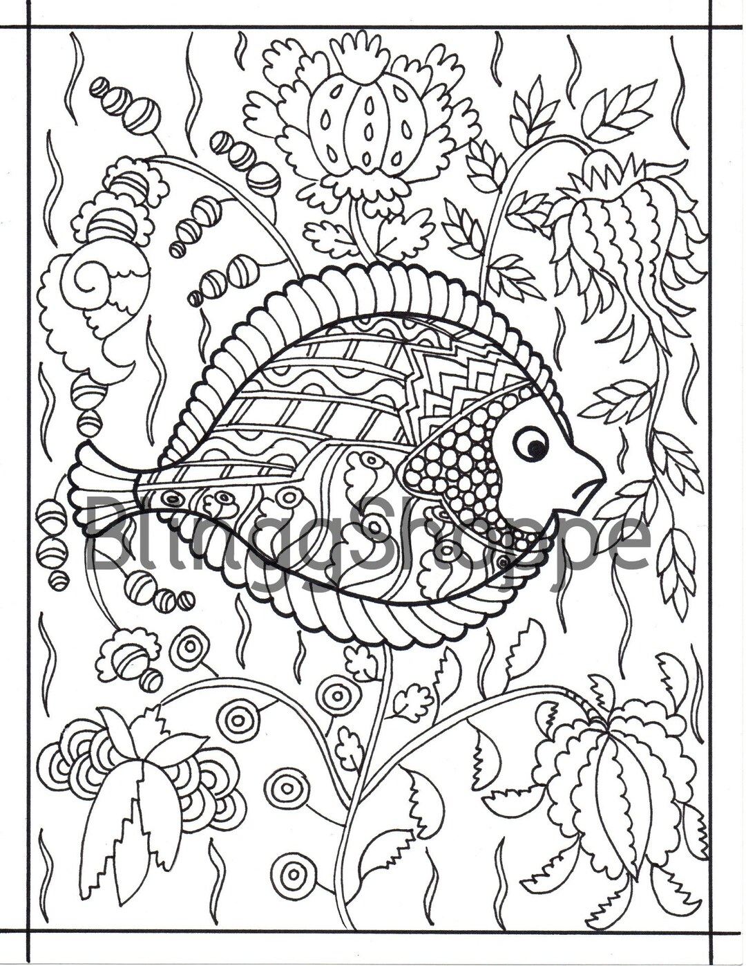 Adult Coloring Pages Tropical Fish Coloring Pages Sealife, 57% OFF