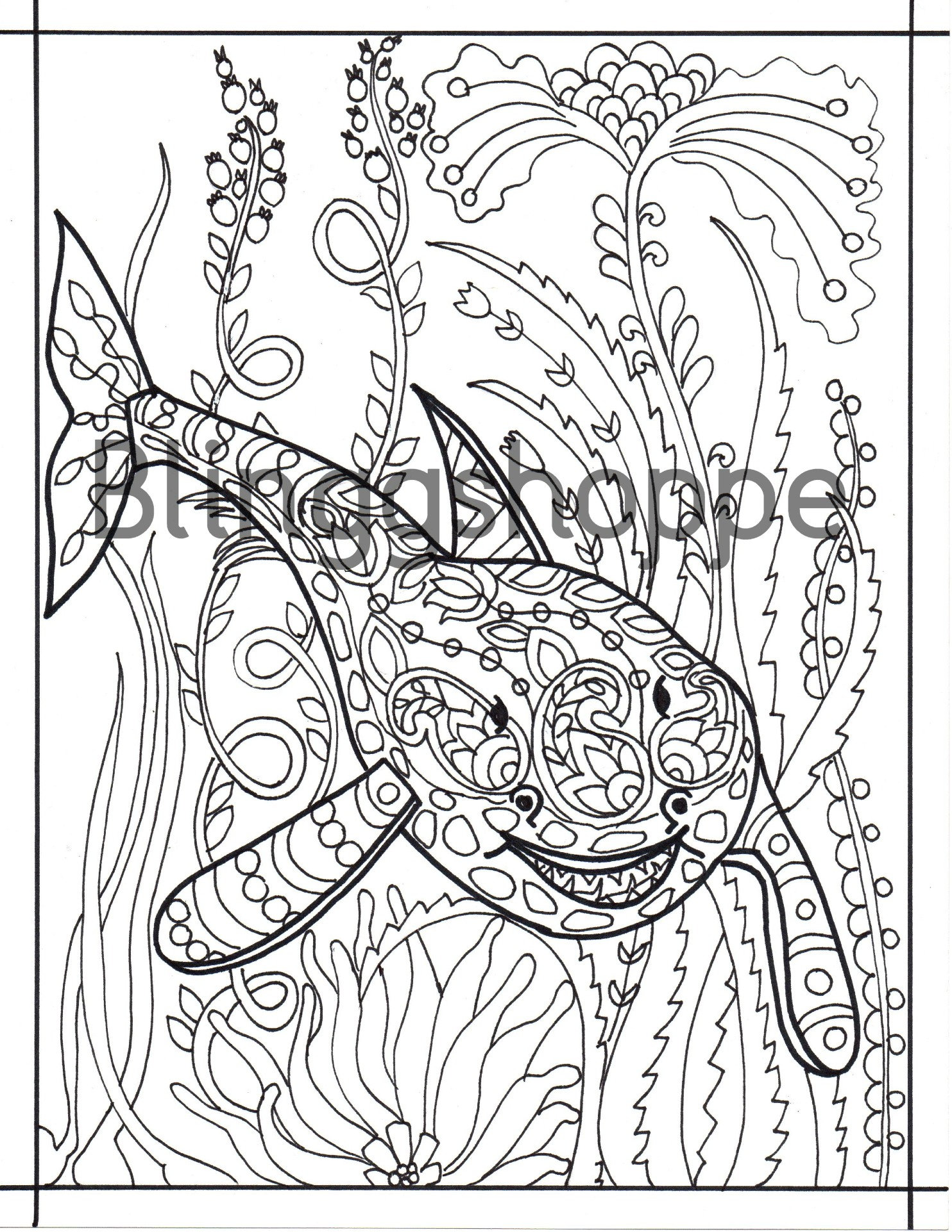 Sea Life Printable Coloring Pages