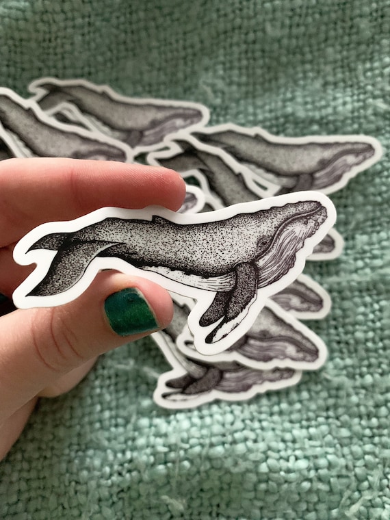 Humpback Whale-sticker - Etsy