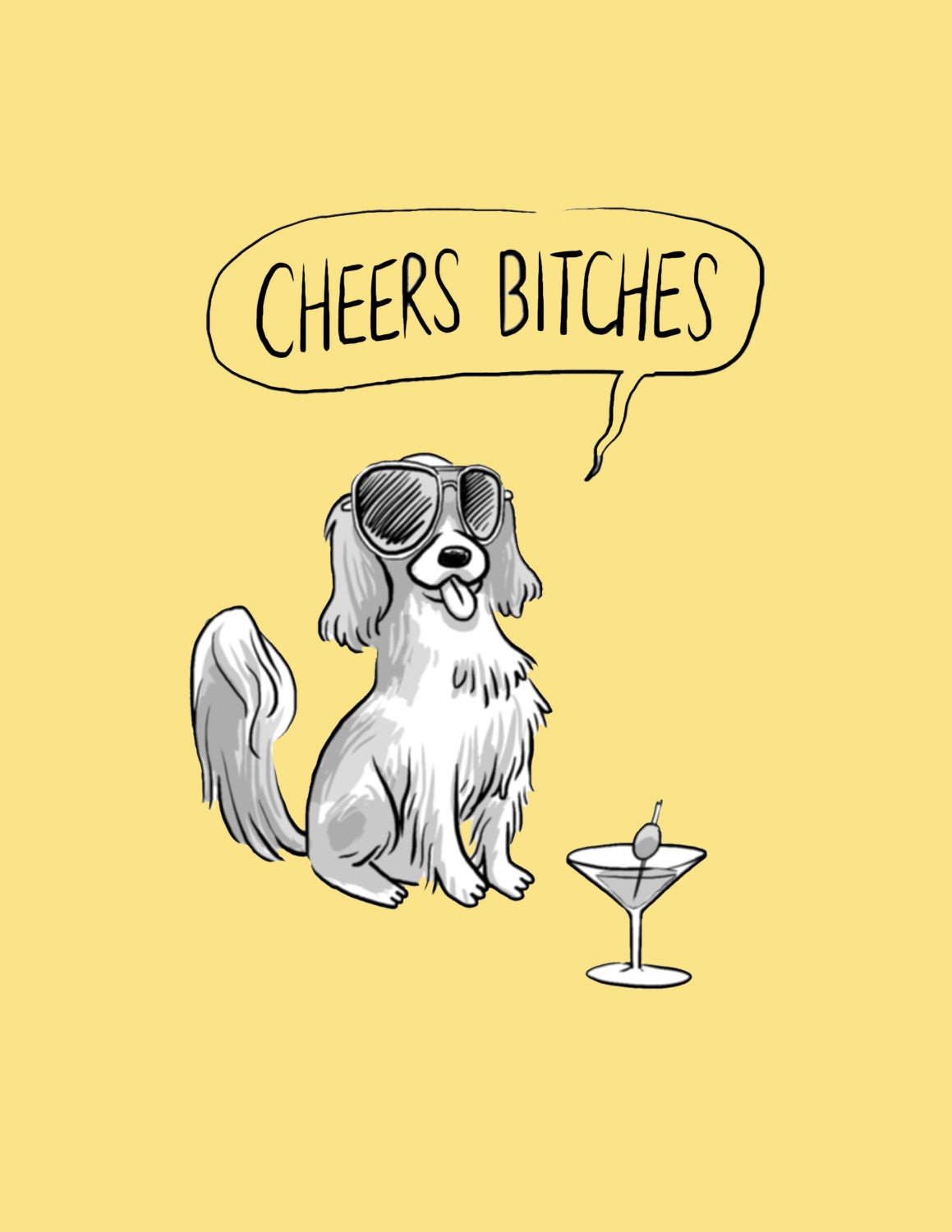 Dog Art, Funny Dog Cards, Greeting Cards, Birthday, Congratulations ...