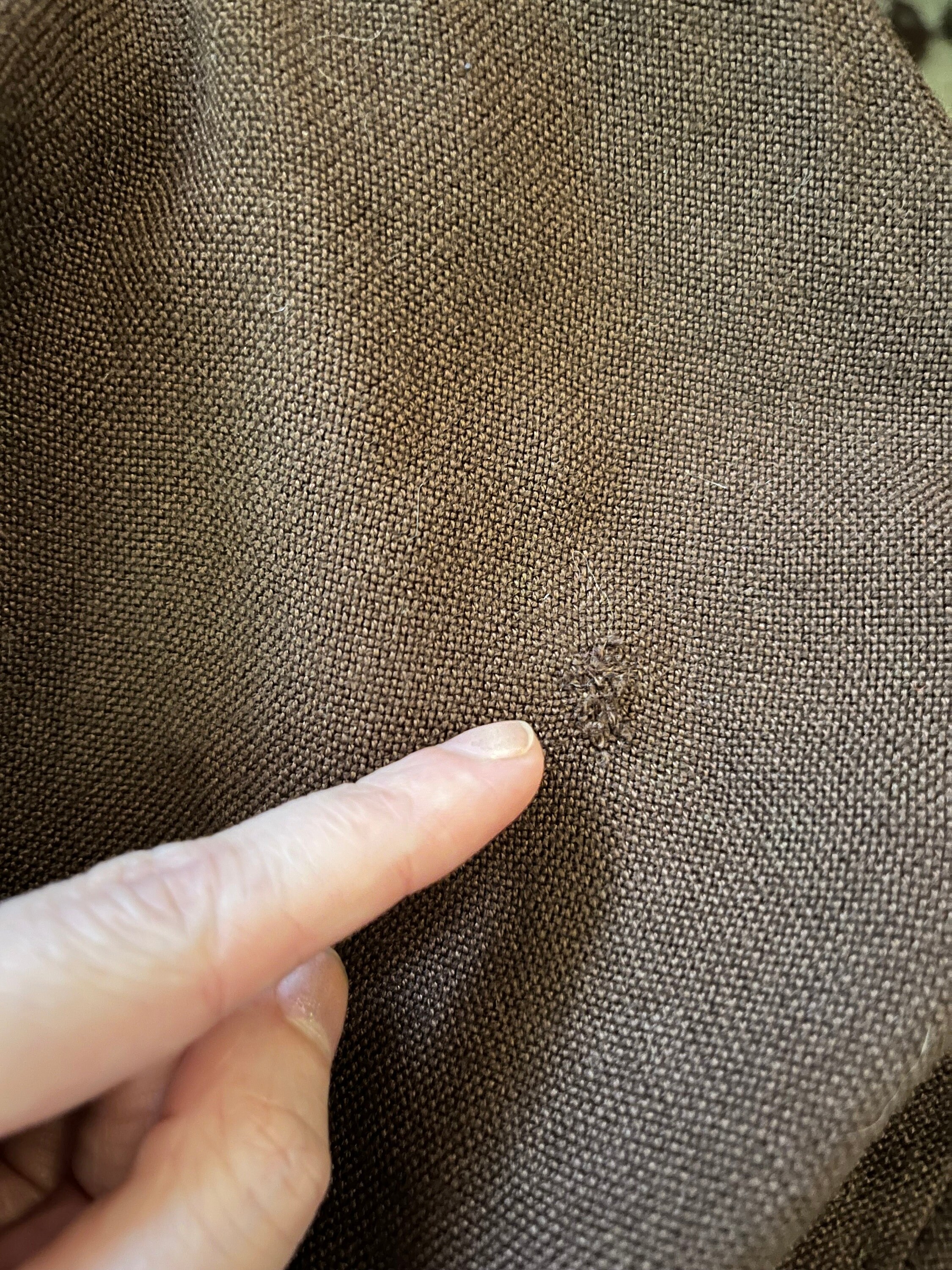 1960s alison Ayres Original Dress / Chocolate Brown / Asymmetrical ...