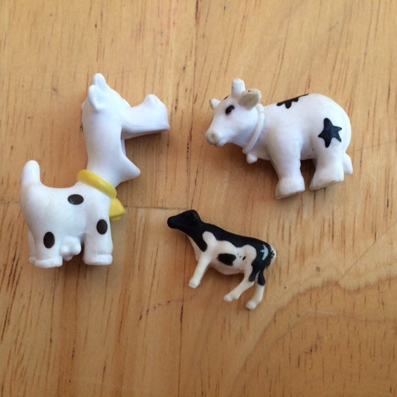 Toy Cows - Etsy