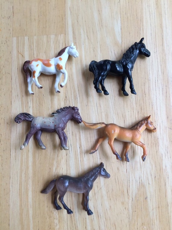 5 Small Horses to Upcycle Toy Horses Horse Figurines Horse - Etsy