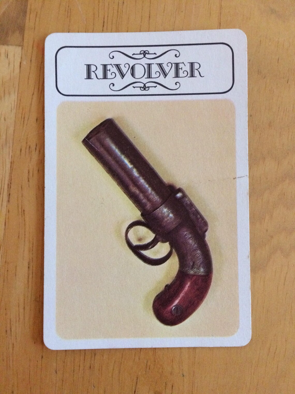 5 Revolver Cards Weapon Card Upcycle Material Board Games - Etsy