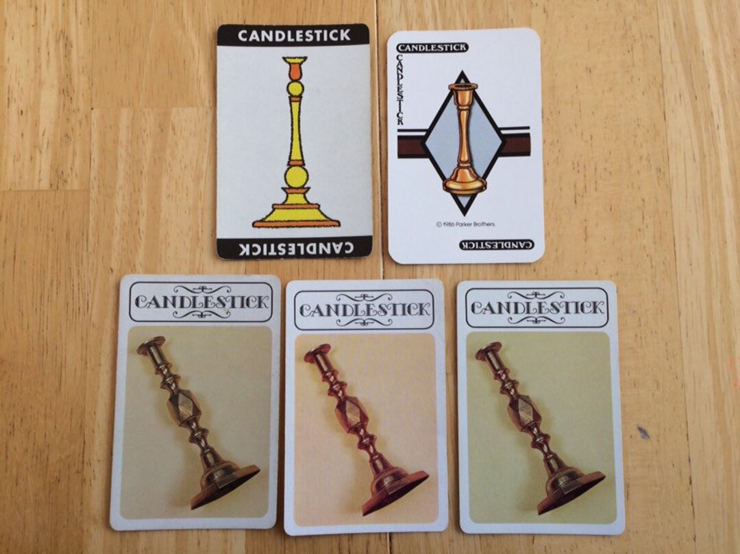 5 Candlestick Cards Weapon Cards Upcycle Material Board - Etsy