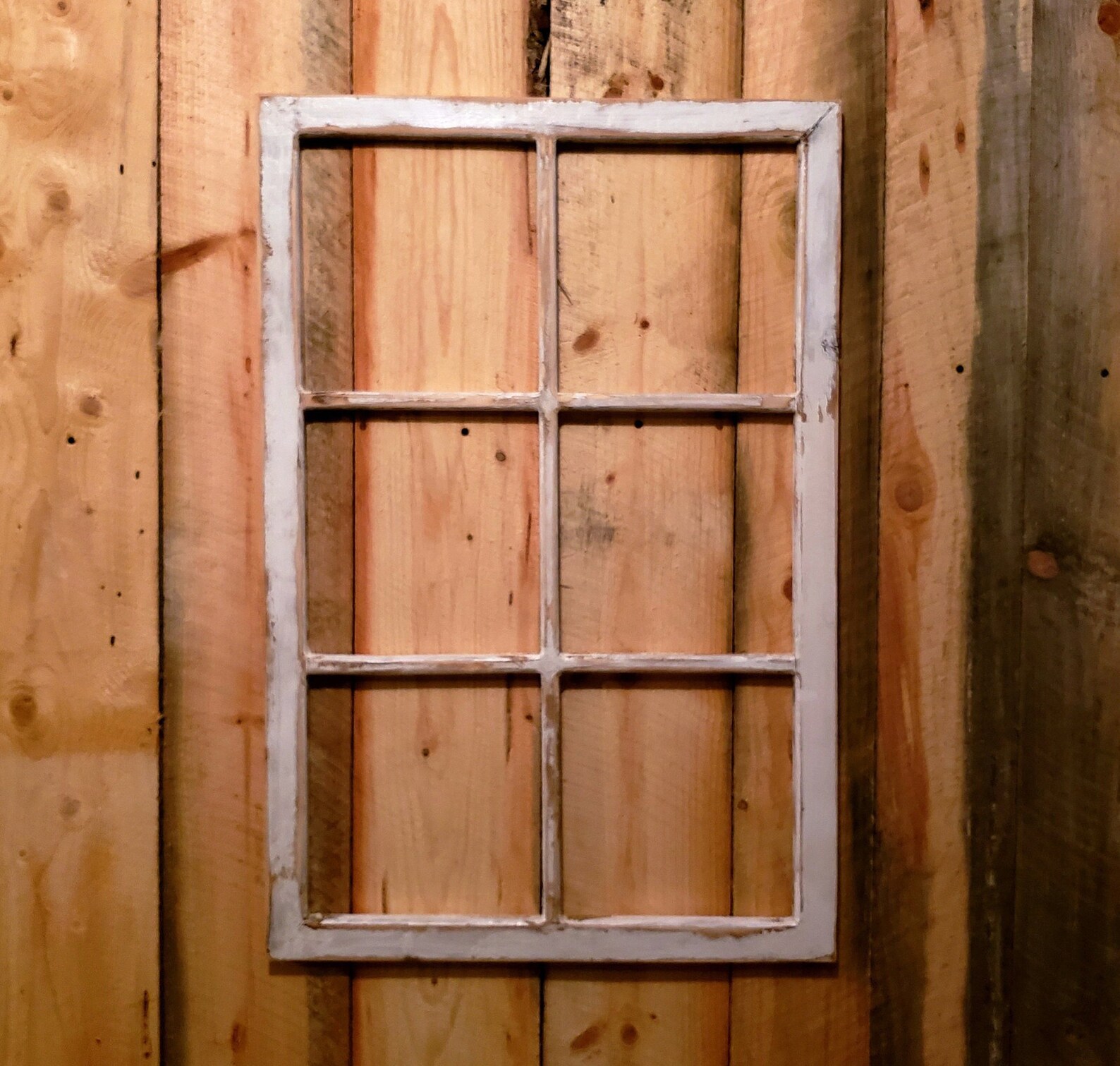Window Frame Wall Decor Farmhouse Decor Reclaimed Wood Wall - Etsy