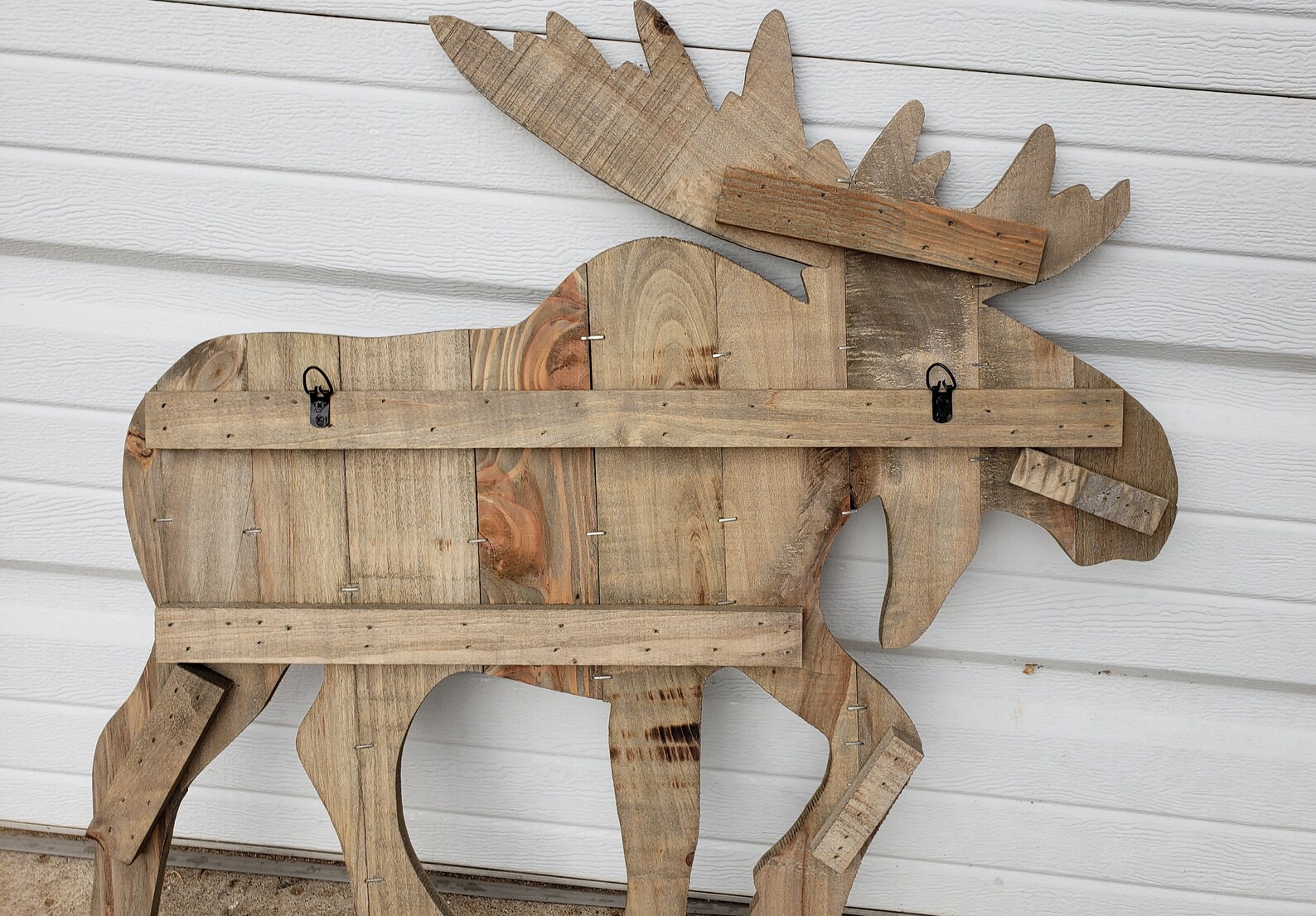 Wooden Moose Wall Decor Wall Art Bear Wall Decor Reclaimed - Etsy