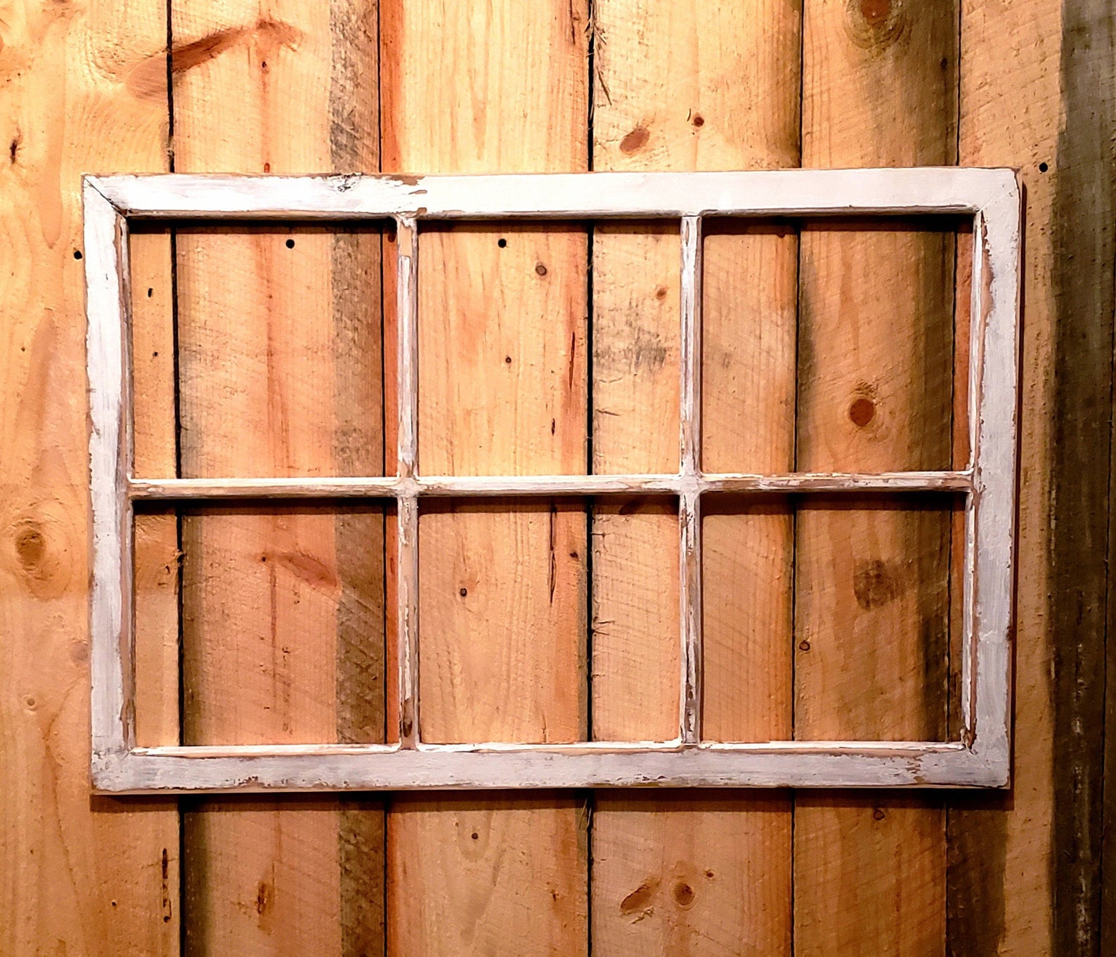 Window Frame Wall Decor Farmhouse Decor Reclaimed Wood Wall - Etsy