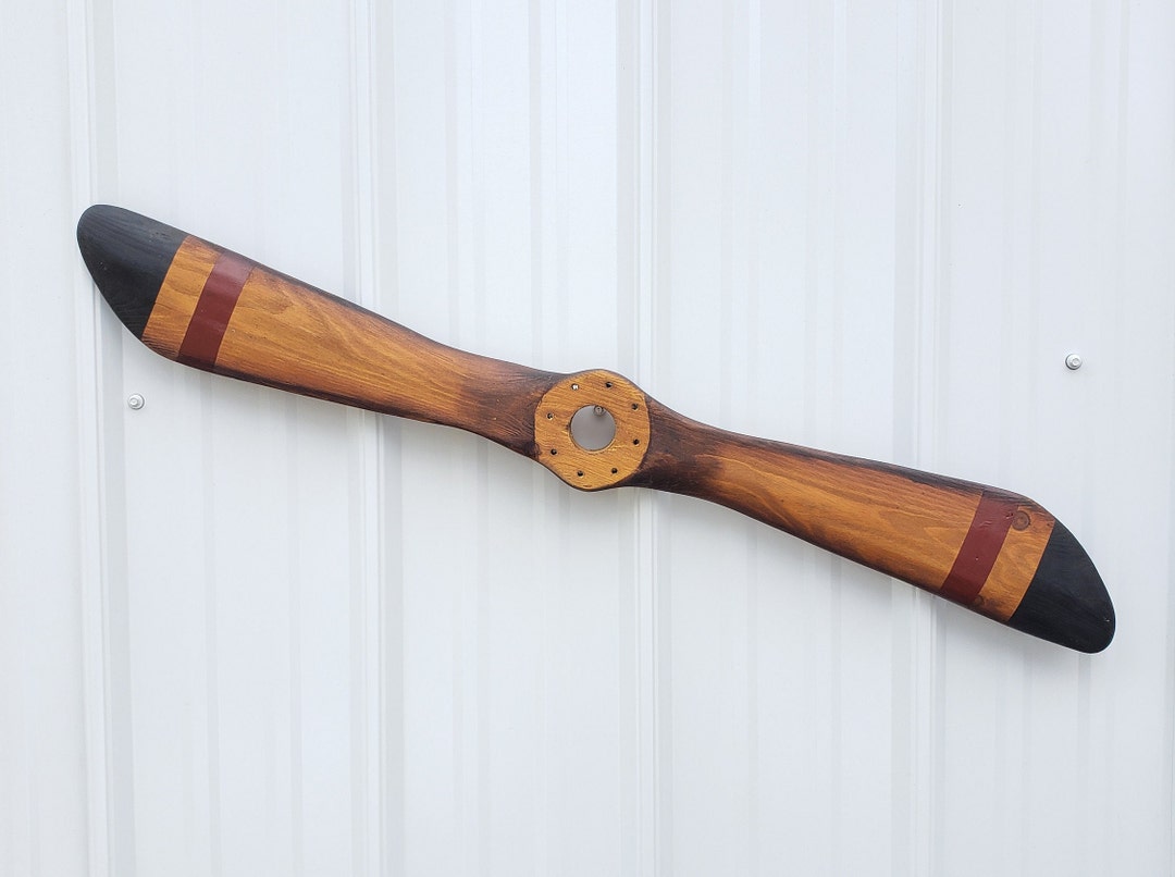 Wood Airplane Propeller/ Large Wood Airplane Propeller/ Airplane Wall ...