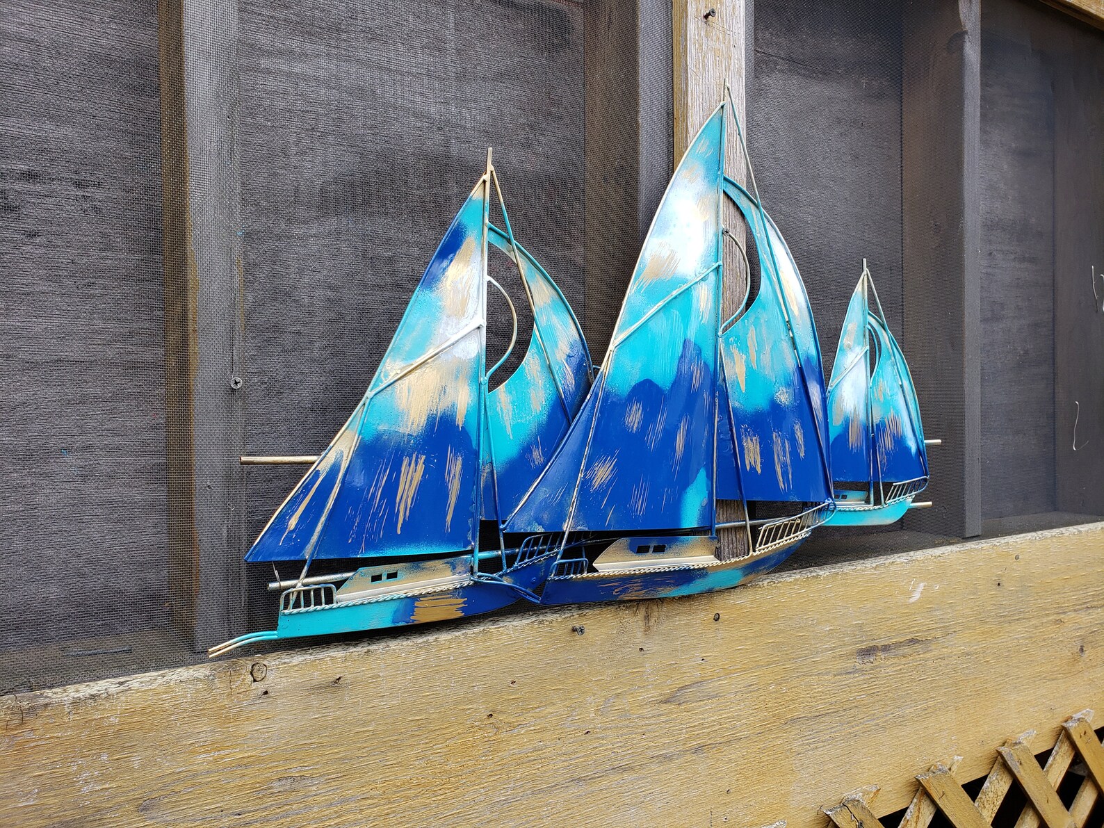 Ship Wall Decor / Sailboat Wall Decor/ Coastal Decor / | Etsy