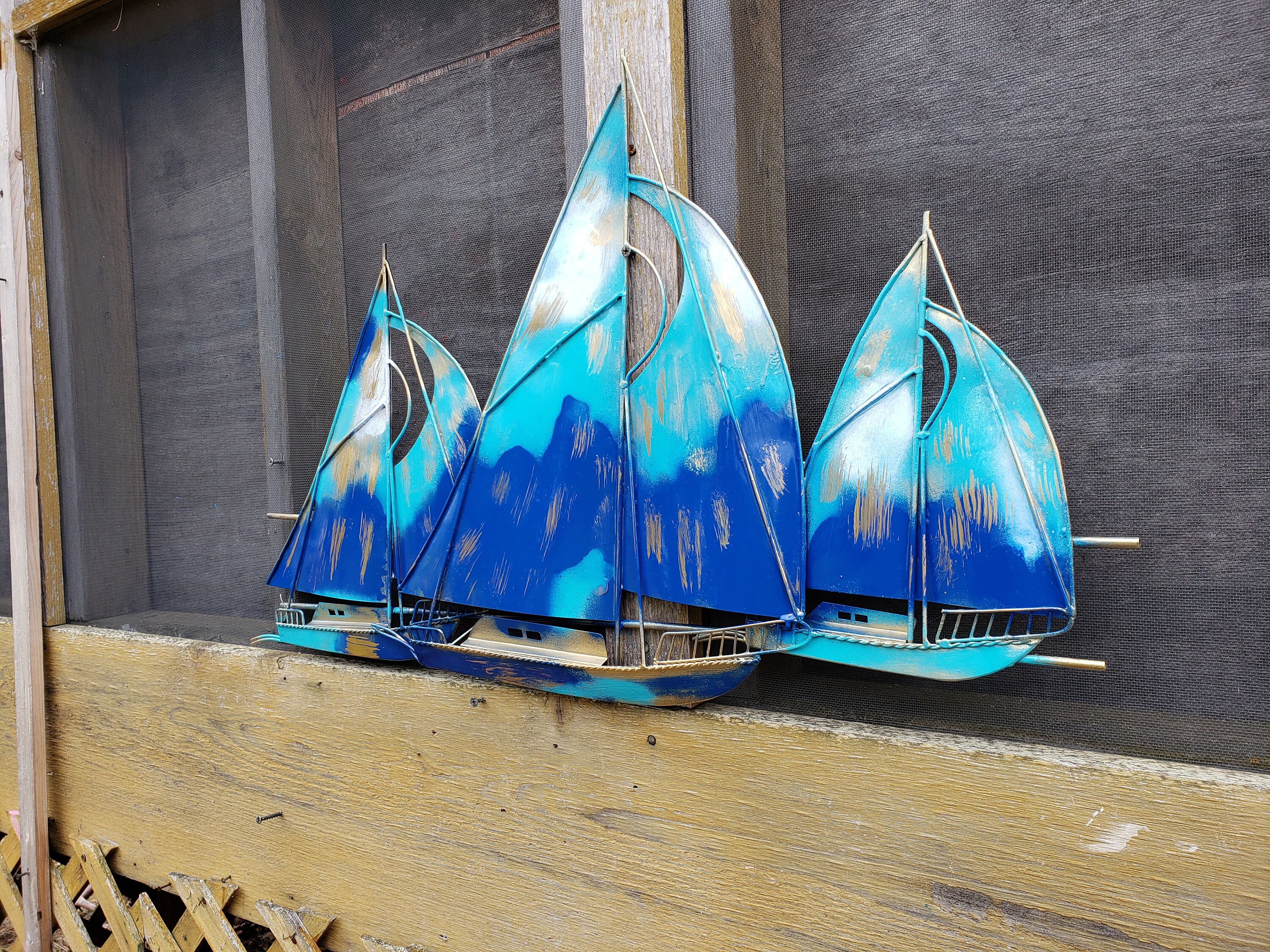 Ship Wall Decor / Sailboat Wall Decor/ Coastal Decor / | Etsy