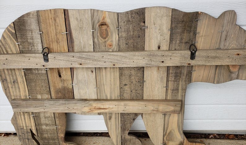 Wooden Moose Wall Decor Wall Art Bear Wall Decor Reclaimed - Etsy