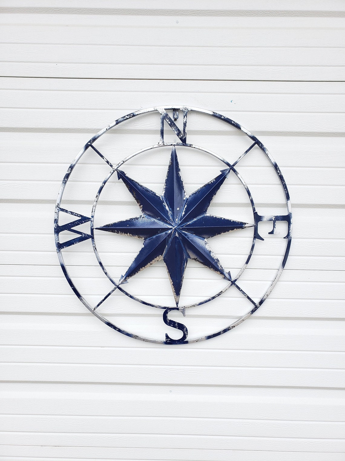Large Compass Wall Decor Large Metal Compass Wall Art - Etsy