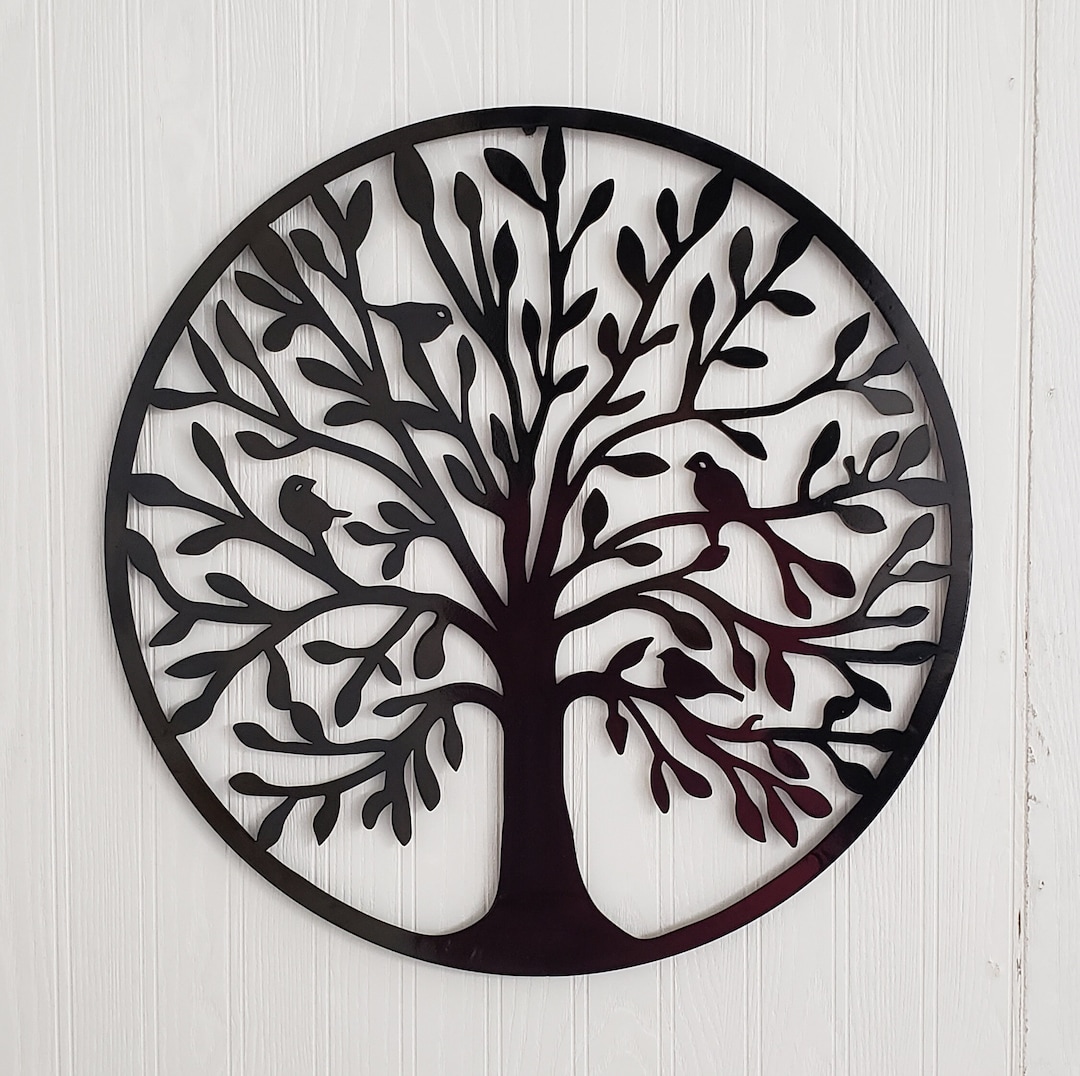 Metal Tree Wall Art Metal Wall Decor Metal Tree Decor Tree Wall Decor ...