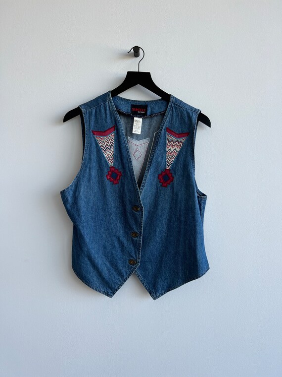 Vintage sunbelt denim vest - Gem