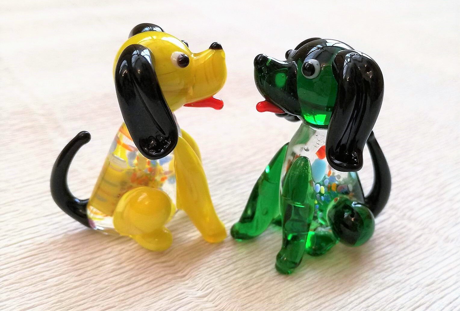 Glass Dog, Figurine Dogge, Handmade Gifts Dog, Glass Art, Glass Blown ...