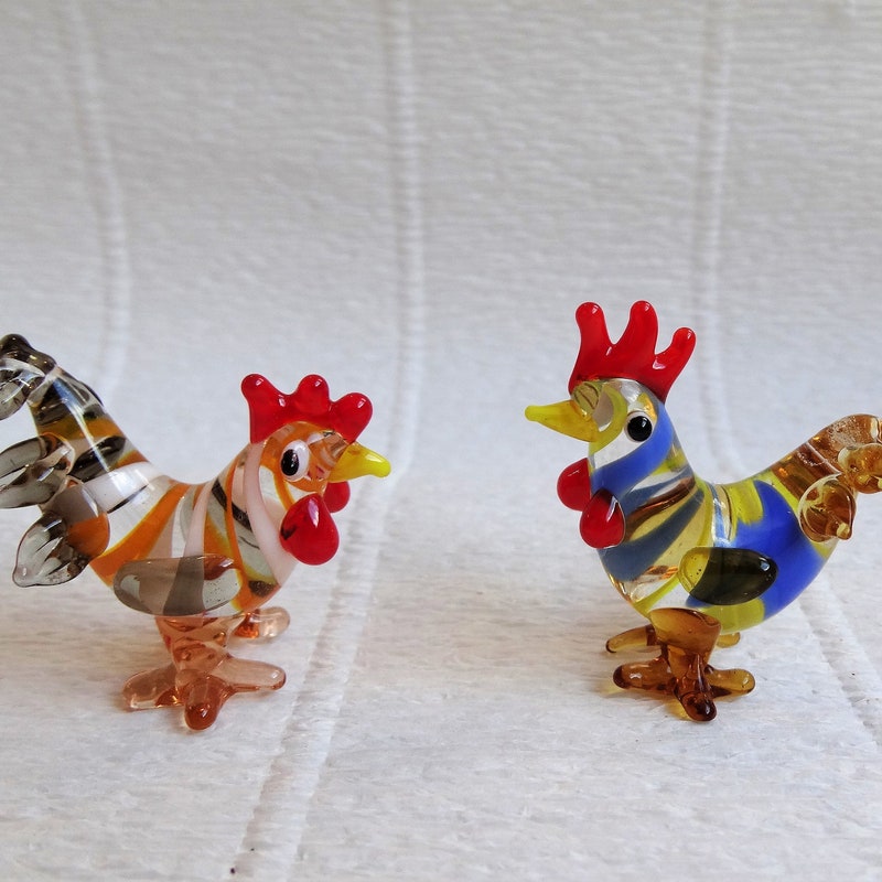 Miniature Roosters - Etsy