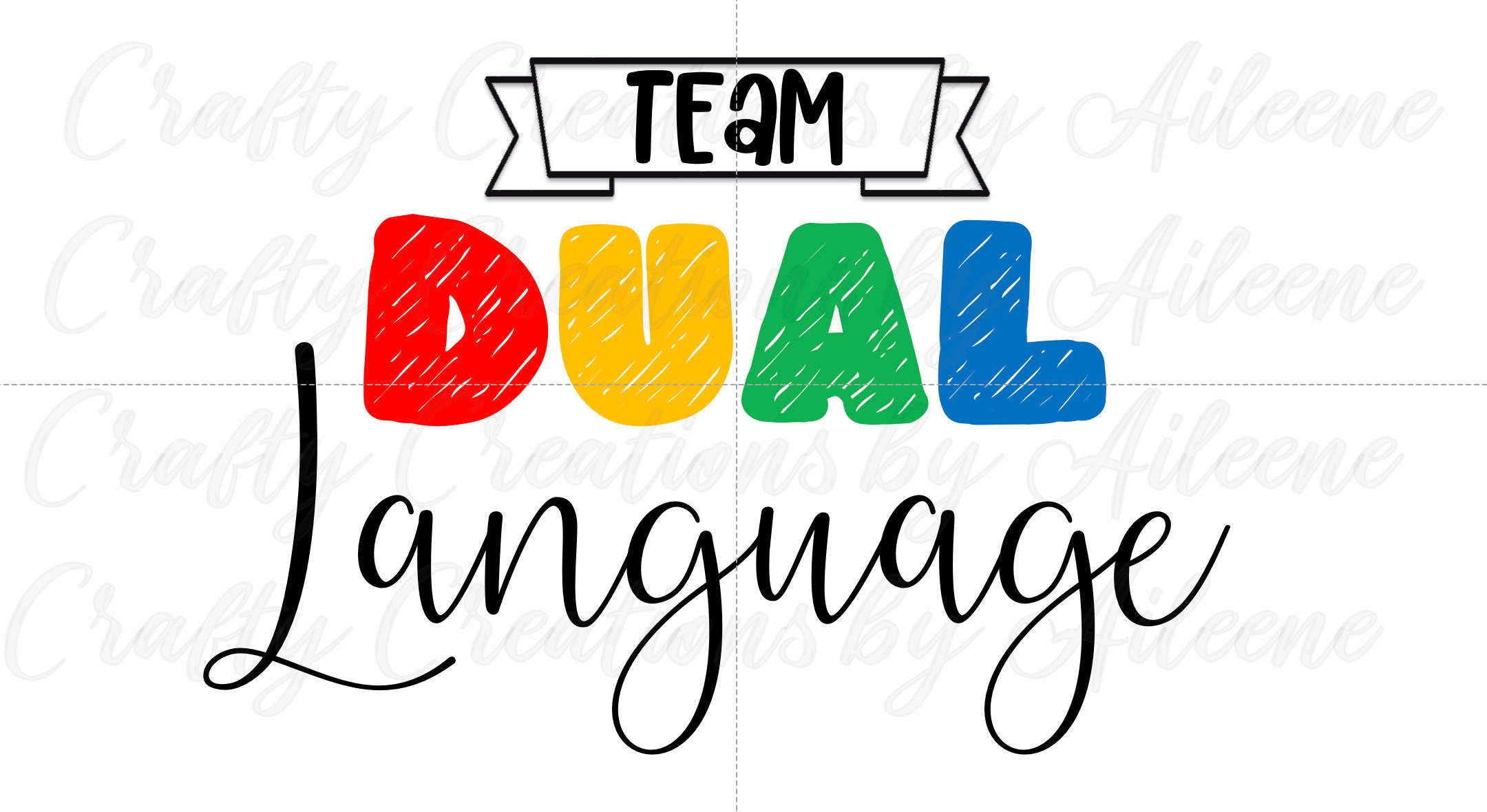 Team Dual Language Svg/pgn/jpeg/pdf File/cricut/silhoette/vinyl - Etsy