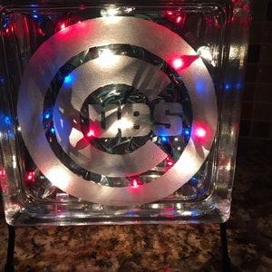 Sports Team Logo Glass Block - Etsy