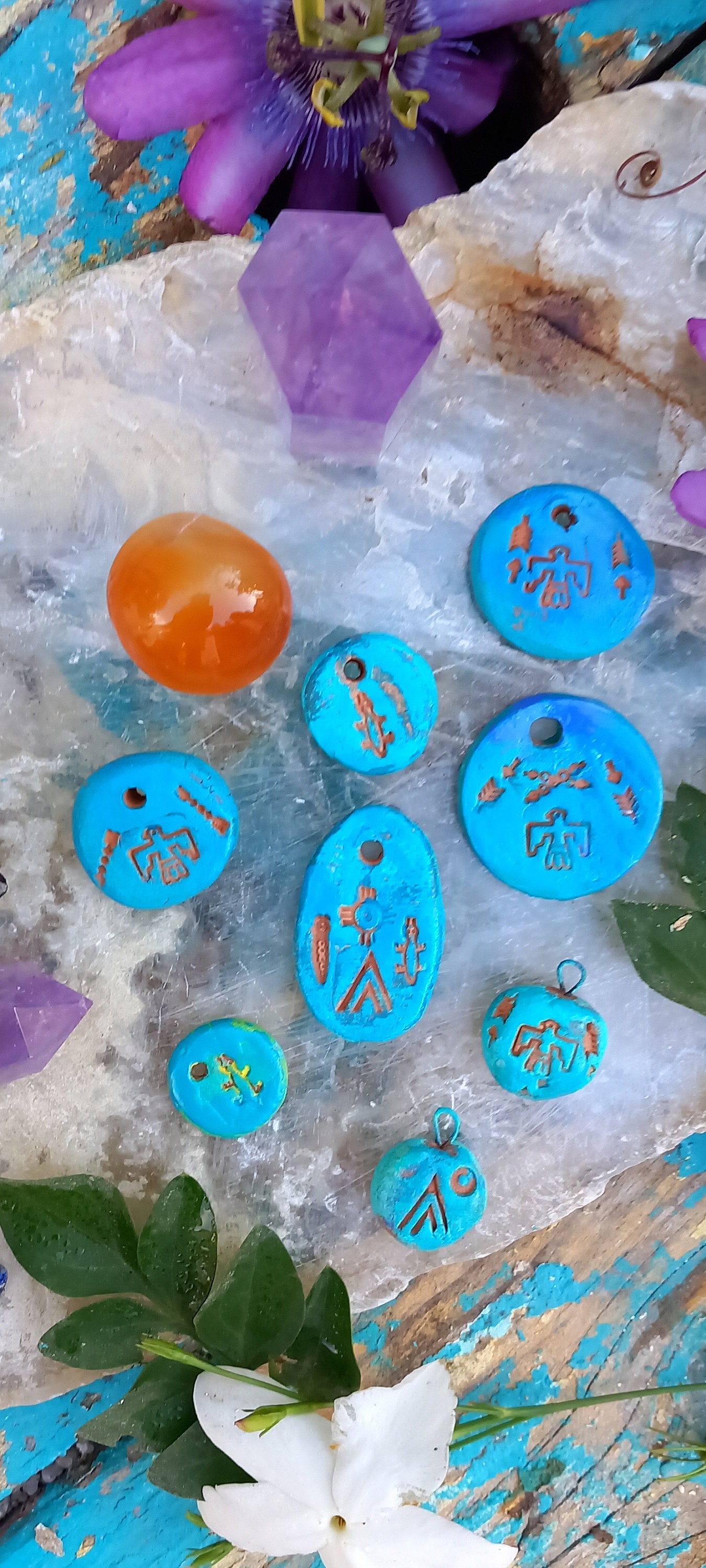Eight Native American Pendants, Inspired by Lakota Tribe, Native ...