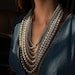 Multi Layered Pearl Necklace Classic Pearl Necklace Multi-strand ...
