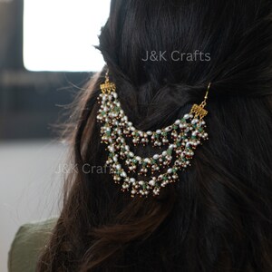 Pearls Braid Pin | Chic Hair Accessories | Multicolored Braid Pin ...