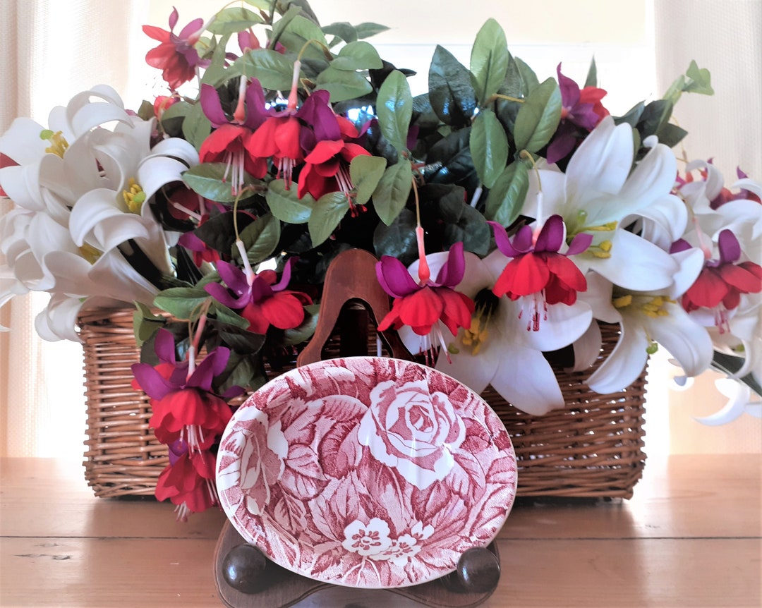 Vintage Burleigh Soap Dish, Vintage Burleigh Victorian Chintz Soap Dish ...
