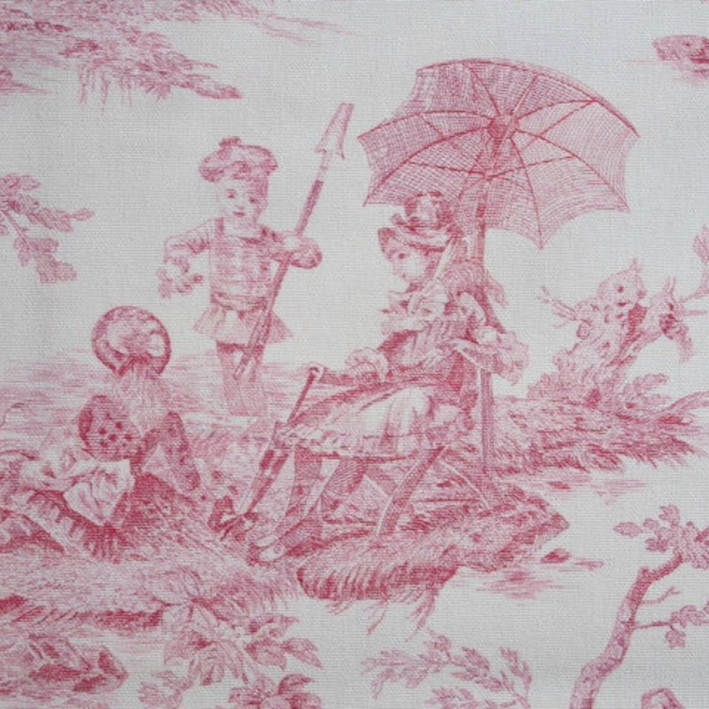 Pink Toile Curtains - Etsy