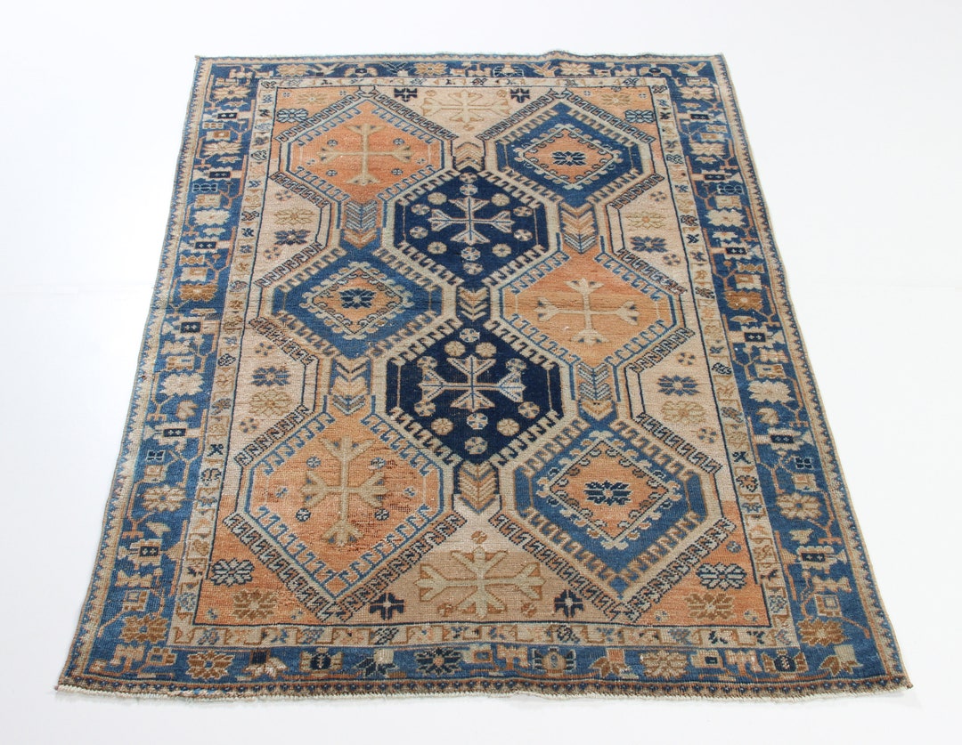 Turkish Carpet 5x3'4 Feet Area Rug Trendy Area Rug Living Room Oriental ...