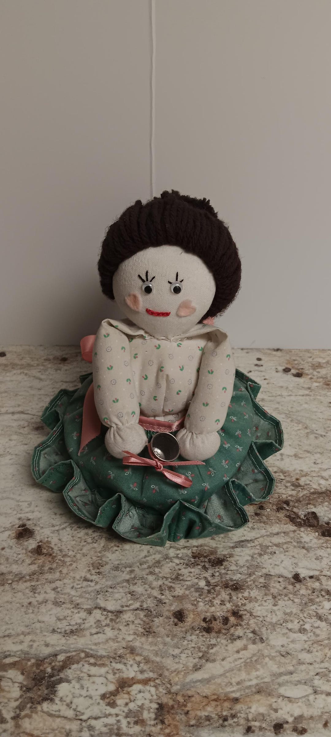 Vintage Thread Spool Holder Doll - Etsy