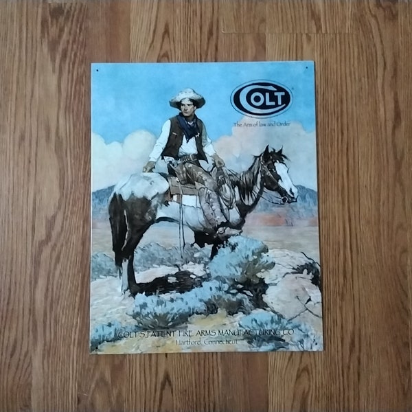 Colt Advertising Poster - Etsy