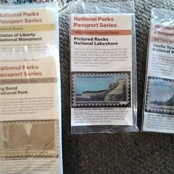 National Parks Passport Stickers - Etsy