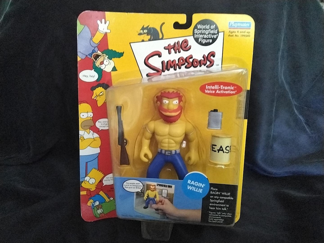 The Simpsons Interactive Figure ragin' Willie - Etsy