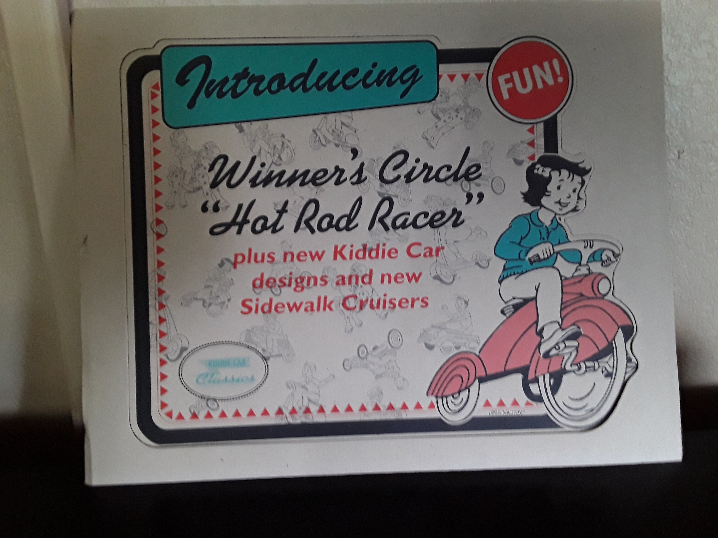 Hallmark Store Display Sign winner's Circle, Hot Rod Racer - Etsy