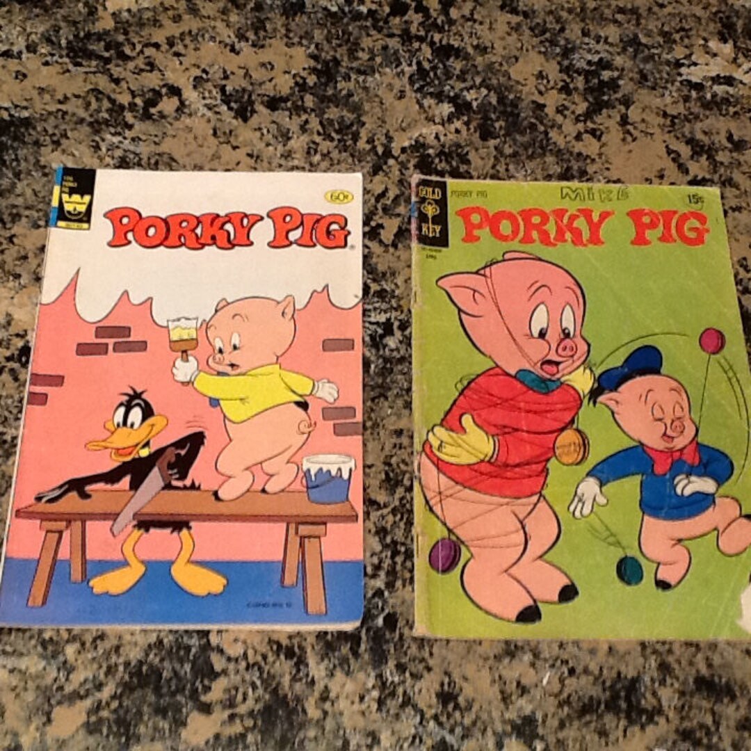Vintage Porky Pig Comics - Etsy
