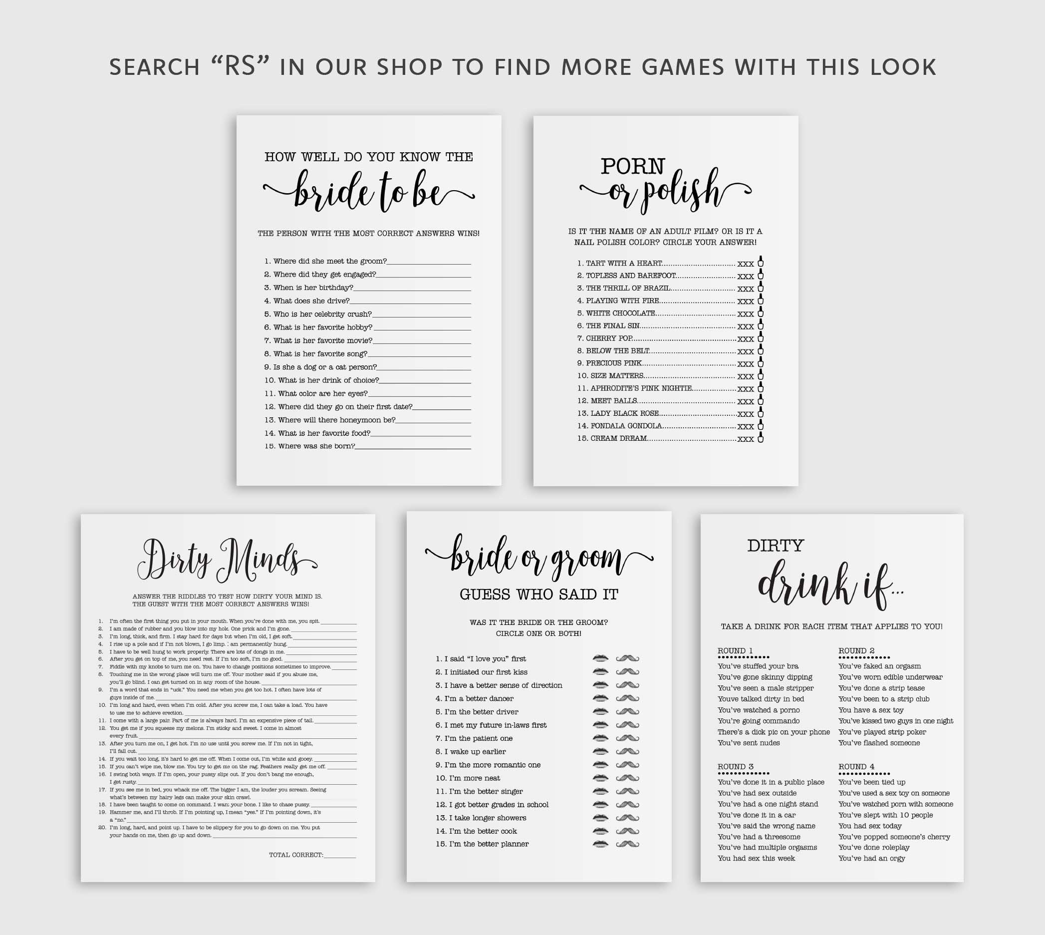 Bachelorette Dare Cards, Editable Bachelorette Games, Bachelorette ...