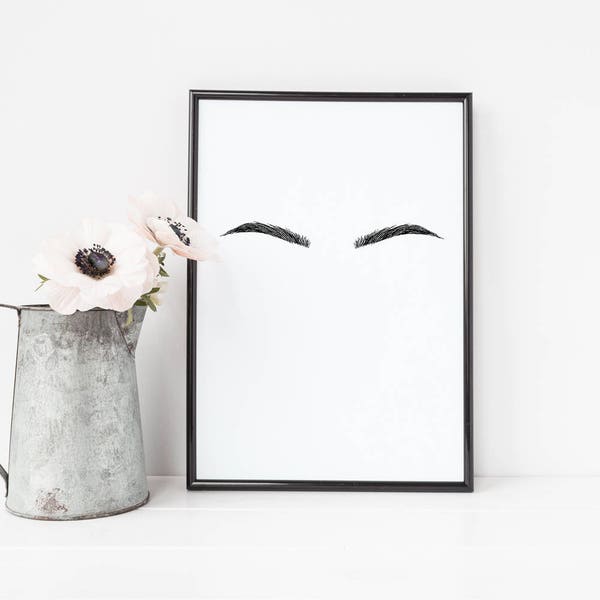Eyebrows Poster - Etsy