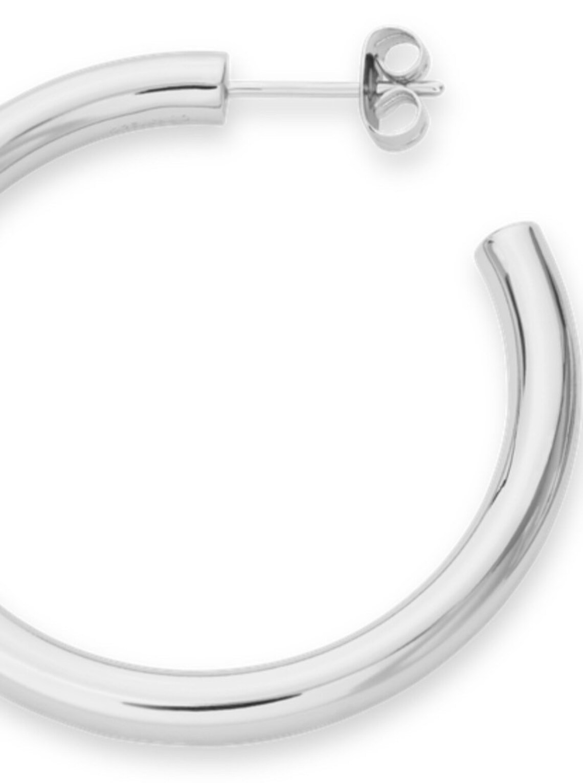 6 Cm Round and Light Hoop Earrings Flexible and Comfortable - Etsy