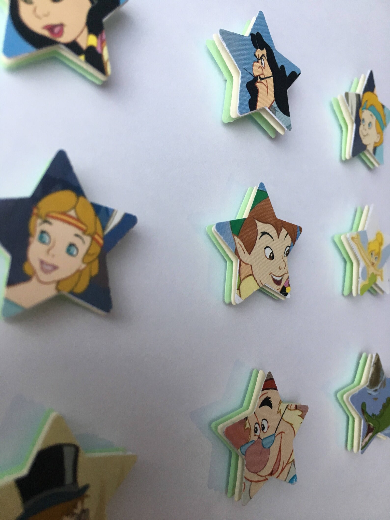 Disney's Peter Pan Stars Handmade Card. With Peter Pan | Etsy