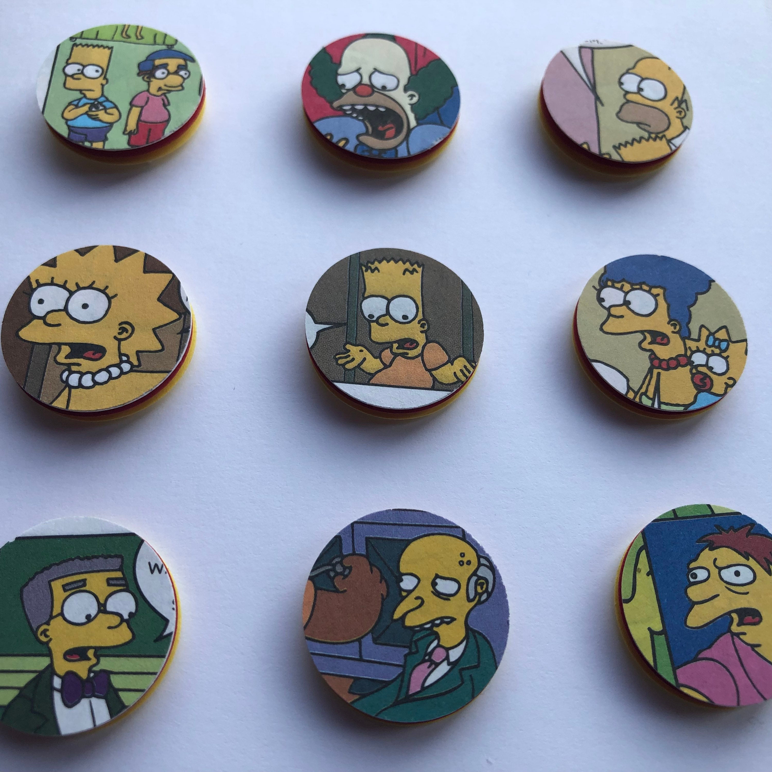 The Simpsons Handmade Greeting Card. Featuring Bart Homer - Etsy