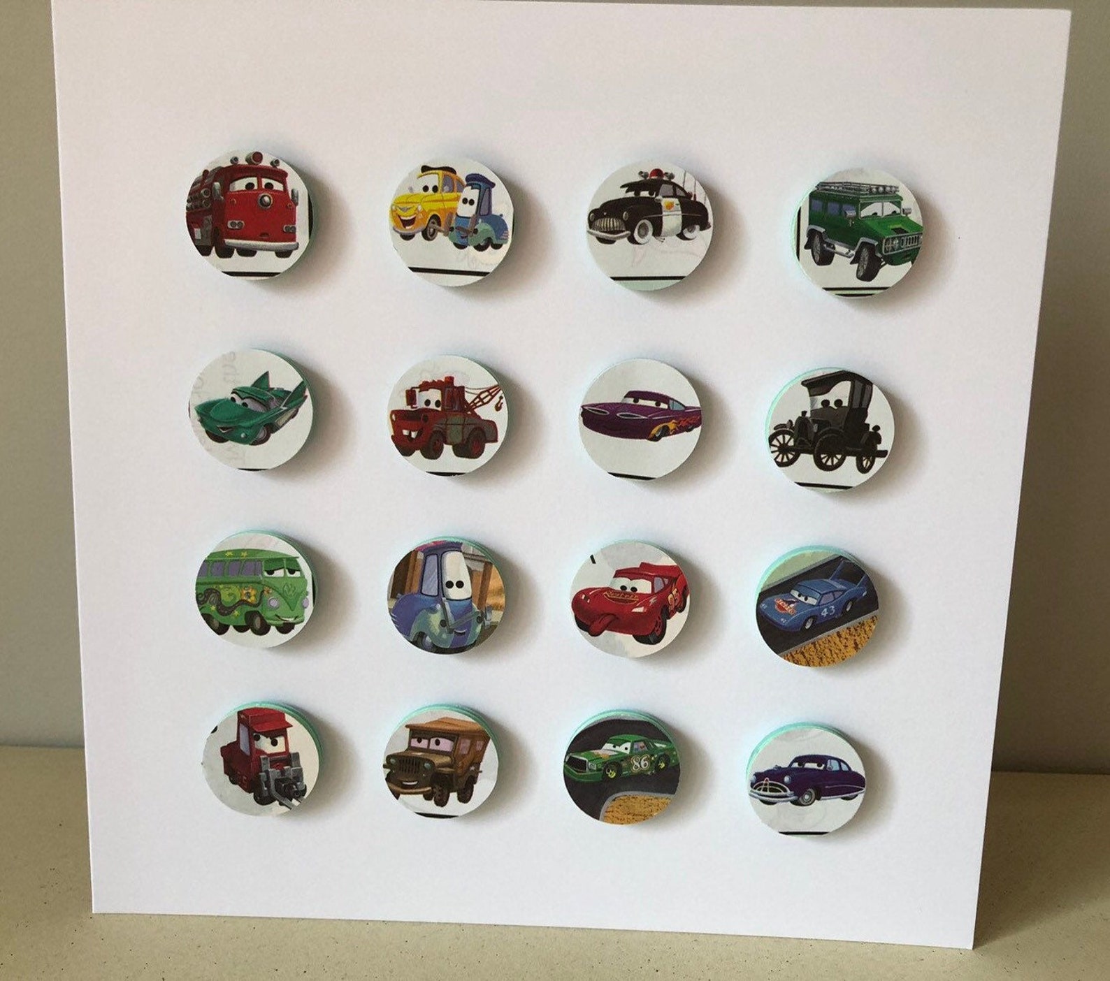 Disney Pixar Cars Greetings Card. Featuring Lightening | Etsy