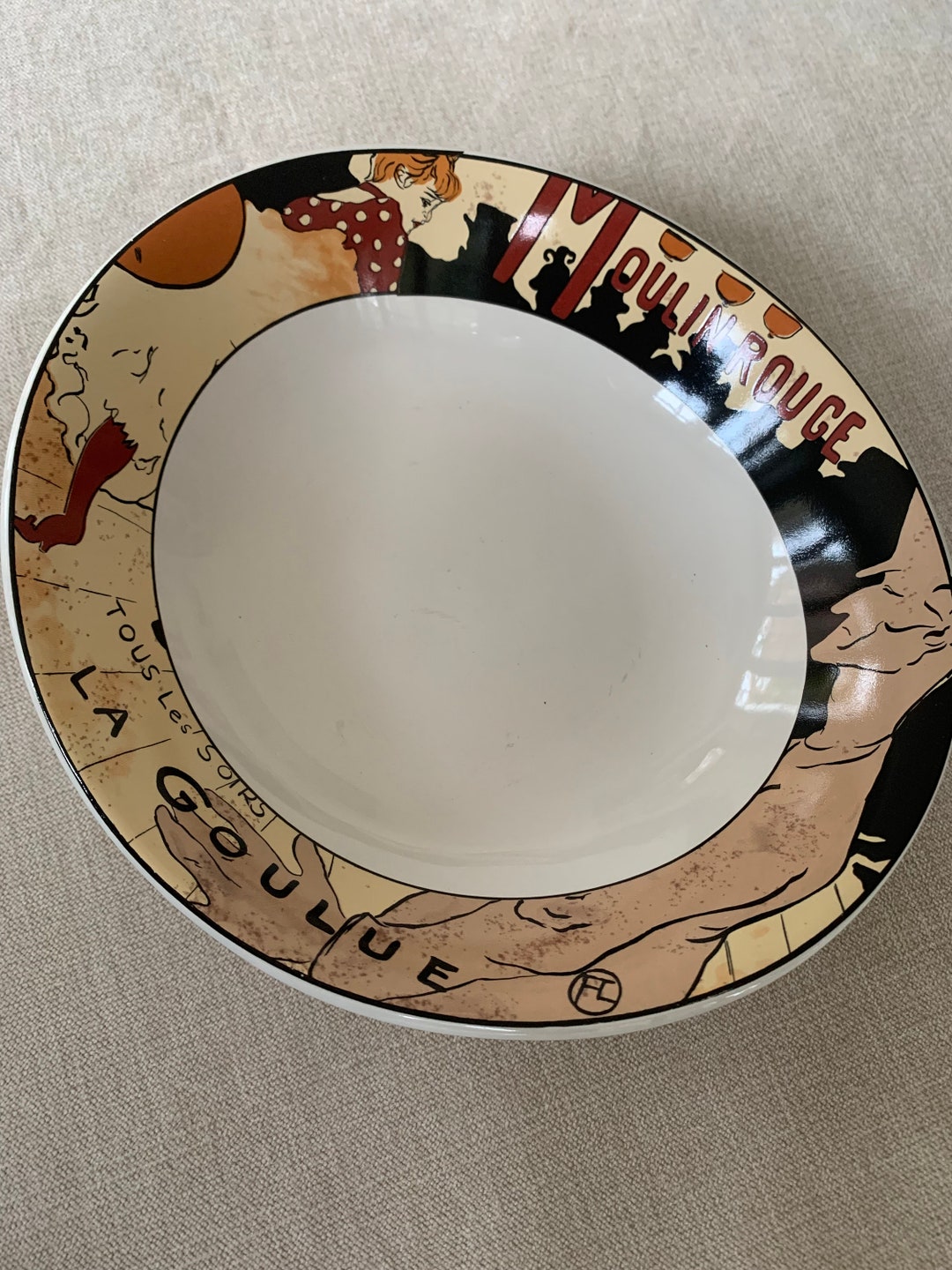 Moulin Rouge Bowl Interesting Shape - Etsy